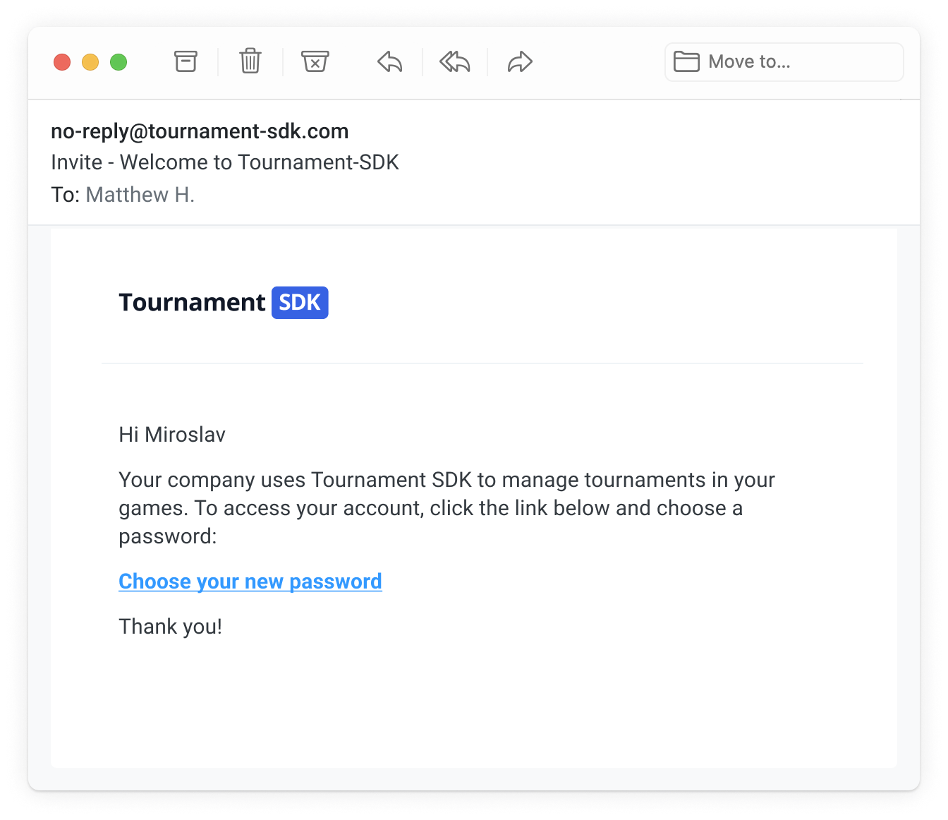 Getting started with Dashboard - Tournament SDK